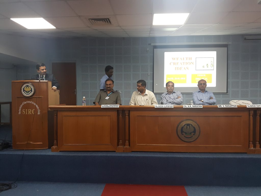 Investor Awareness Meeting Held at SIRC, ICAI – A K Narayan Associates